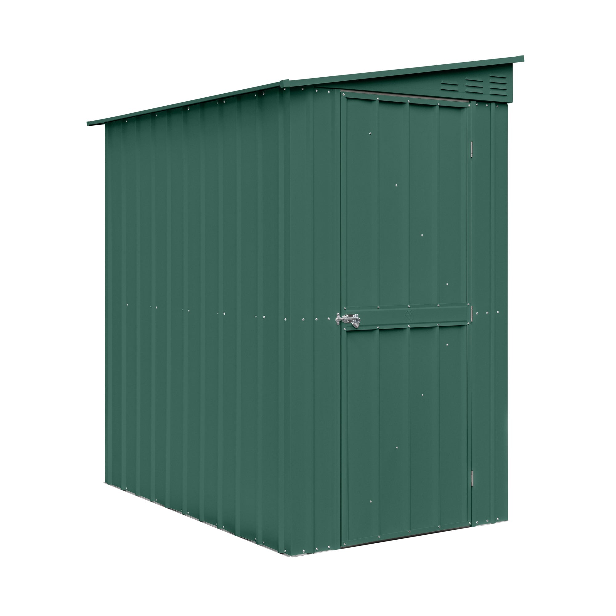Globel Green Pent Lean-to Metal Shed – Waltons