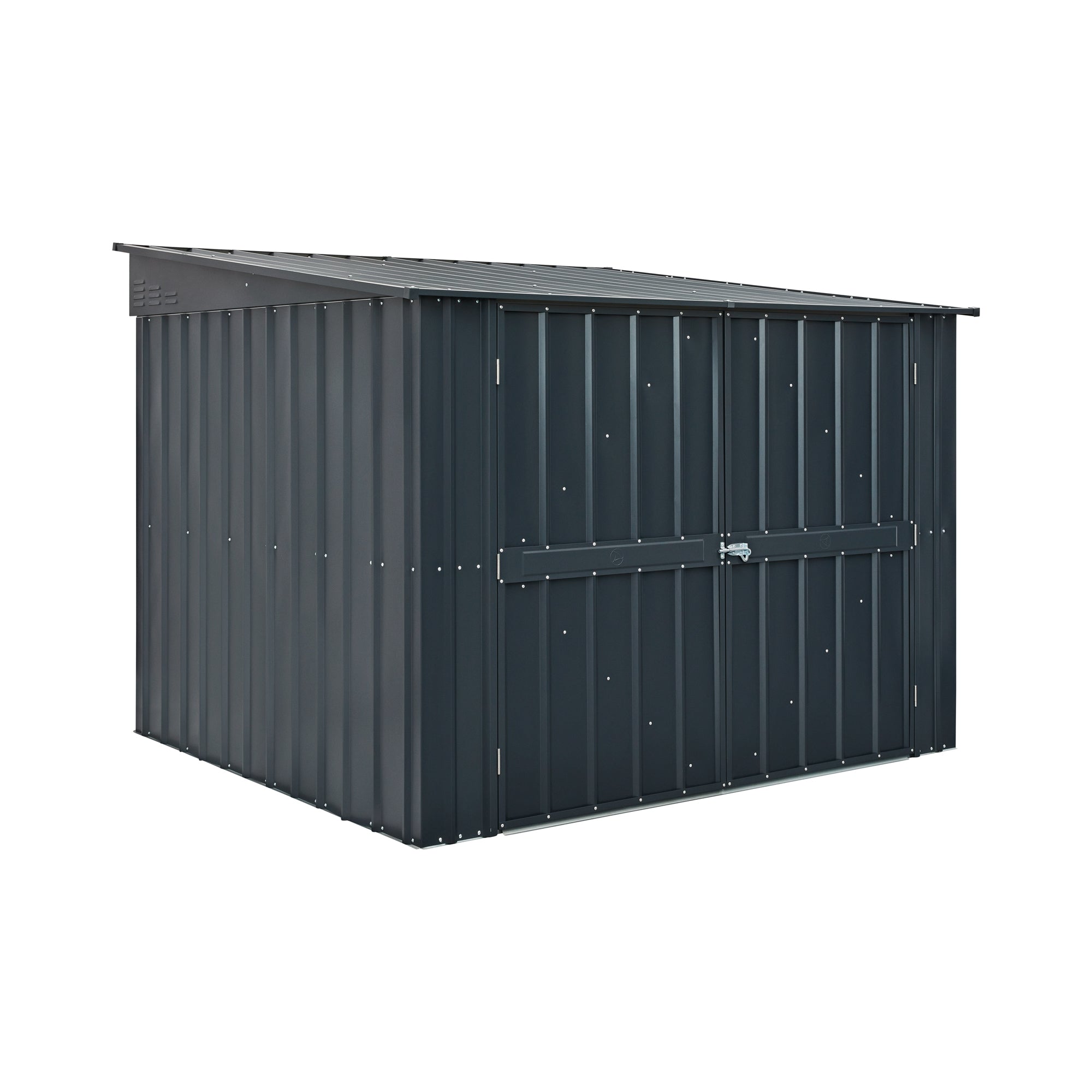 Globel 6 x 6 Grey Metal Bike Locker – Waltons