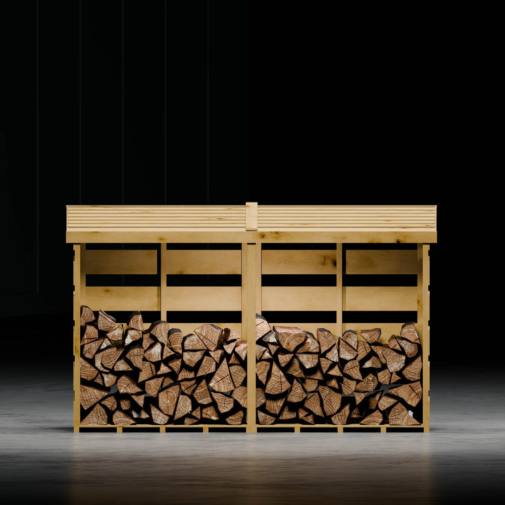 Pressure Treated Double Log Store – Waltons