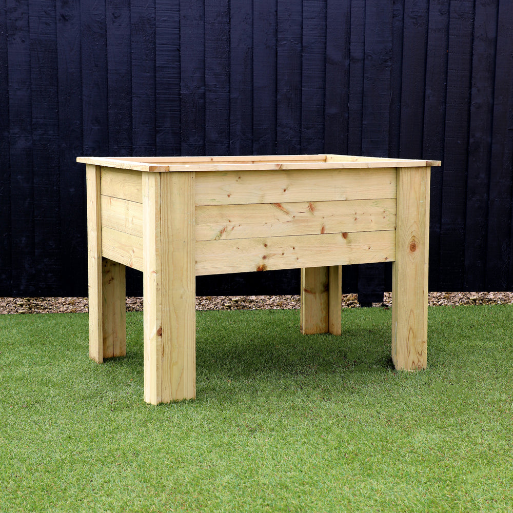 The Petal 1m Freestanding Wooden Planter – Waltons